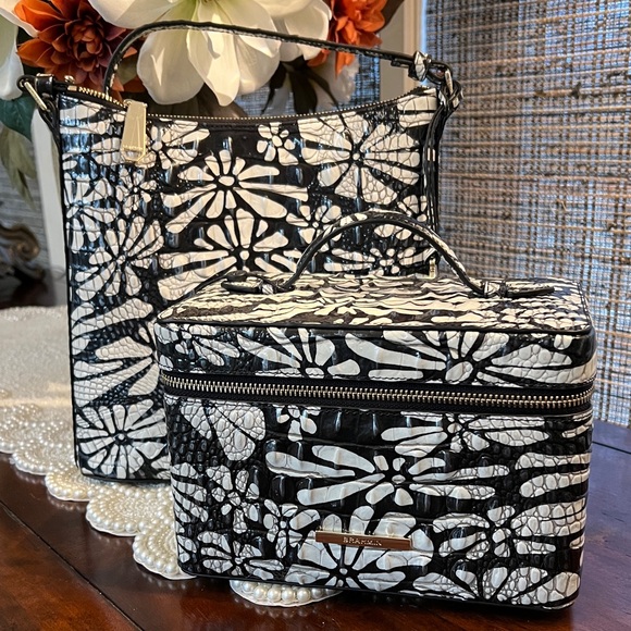 Brahmin | Bags | Nwt Brahmin Katie Crossbody Charmaine Makeup Case ...